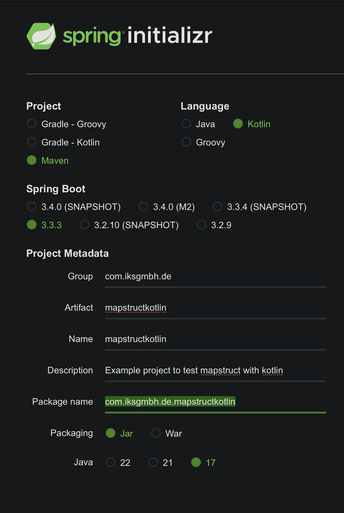 MapStruct | IKS GmbH